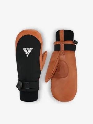AUCLAIR Giagatex Mittens - Black/cognac