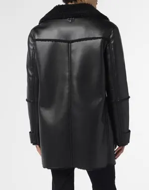 Philipp Plein Long Eco Shearling Jacket