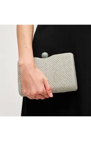 URBAN EXPRESSIONS Marissa Evening Bag With Detachable Chain Strap - Sage