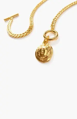 YOJ Eleni Mini Curb T-bar Necklace