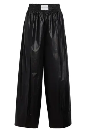 Givenchy Casual Wide Leg Cocoon Pants - Black