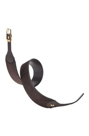 Maje Mixed Suede And Leather Corset Belt