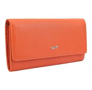 Paul Costelloe Accra Leather Wallet Purse - Orange