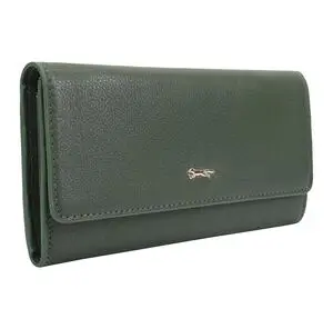 Paul Costelloe Accra Leather Wallet Purse - Green