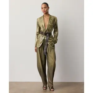 Ralph Lauren Marcy Abstract Metallic Jacquard Jacket