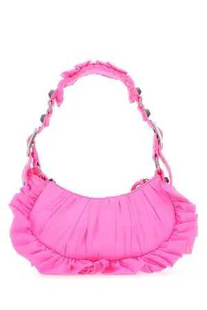 Balenciaga Le Cagole Xs Fluo Fabric Shoulder Bag