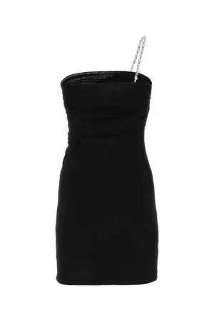 Givenchy Stretch Viscose Blend Mini Dress With Chain Detail