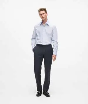Karl Lagerfeld Modern-fit High-stand Collar Shirt