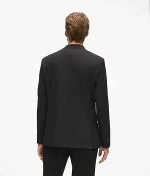 Karl Lagerfeld Slim-fit Monogram Pin Suit Jacket