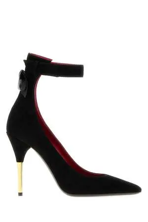Valentino Garavani Suede Pumps - Black