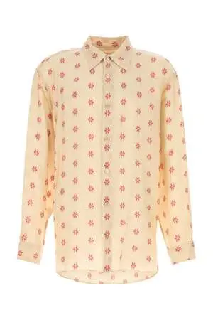 Dries Van Noten Printed Cupro Croom Shirt - Multicolor