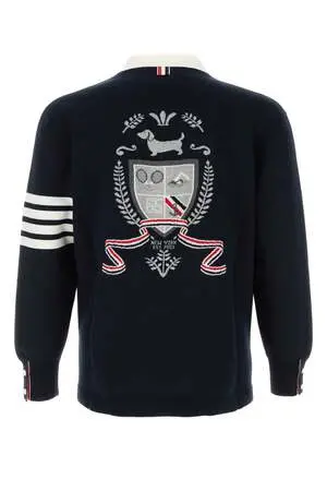 Thom Browne Midnight Cotton Blend Cardigan