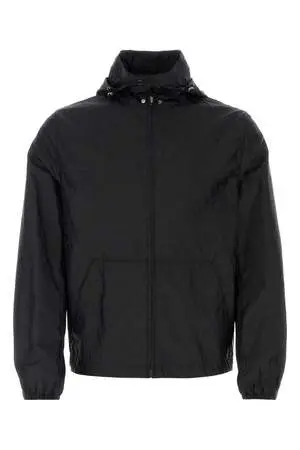 Valentino Garavani Toile Iconographe Windbreaker - Black