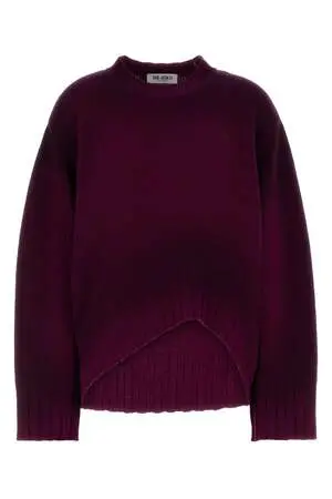 Attico Tyrian Wool Blend Oversize Sweater - Purple