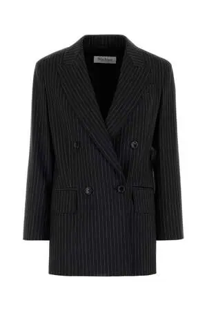 Max Mara Embroidered Wool Mattia Blazer - Multicolor