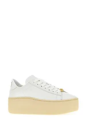 Valentino Garavani Leather Platform Sneakers - White
