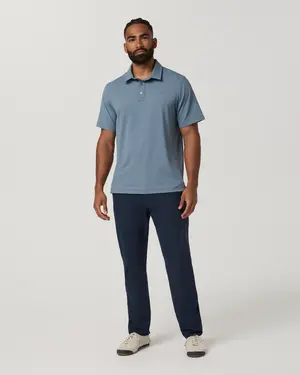Vuori Short Sleeve Torrey Golf Polo - Waterfall