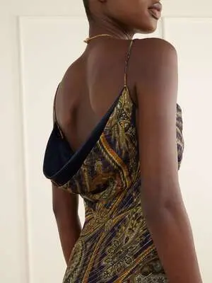 Etro Paisley-printed Silk-blend Maxi Dress