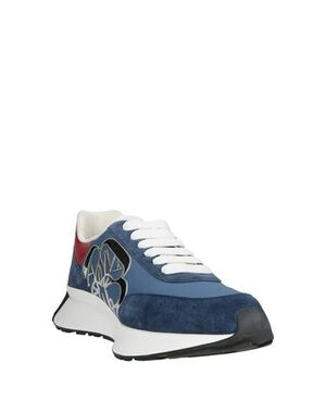 Alexander McQueen Sneakers Slate Size Leather, Textile Fibers