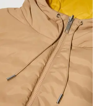 Max & Co. Reversible Hooded Gilet - Brown
