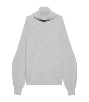 Max & Co. Wool-cashmere Rollneck Sweater - Grey