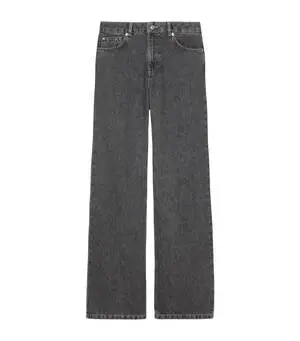 Max & Co. Straight Leg Dark Wash Jeans - Grey