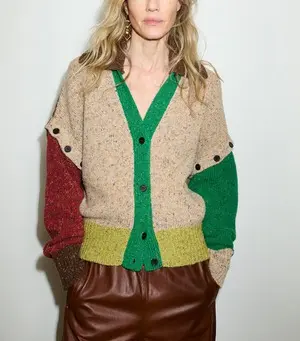 Max & Co. Wool Block-colour Cardigan