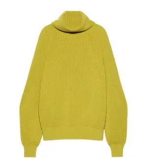 Max & Co. Wool-cashmere Rollneck Sweater - Green
