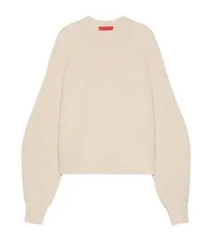 Max & Co. Wool-cashmere Crew-neck Sweater - Brown