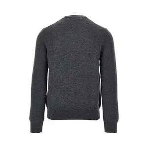 Play Comme Des Garcon Wool Cardigan With Heart Patch