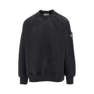 Stone Island Heavy Cotton Crewneck Sweatshirt An