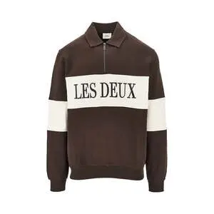 LES DEUX Zipper Rugby Weathirt
