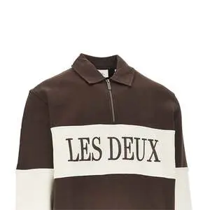 LES DEUX Zipper Rugby Weathirt