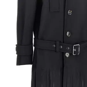 Pinko Fringed Wool-blend Coat