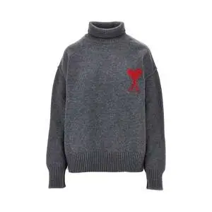 AMI Paris De Coeur' Turtleneck Sweater