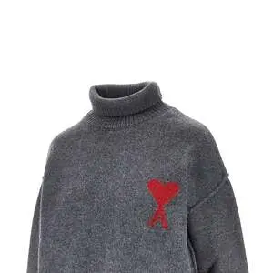 AMI Paris De Coeur' Turtleneck Sweater