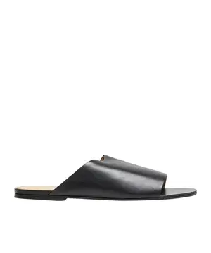 THE ROW Smoothleather Slide Sandals