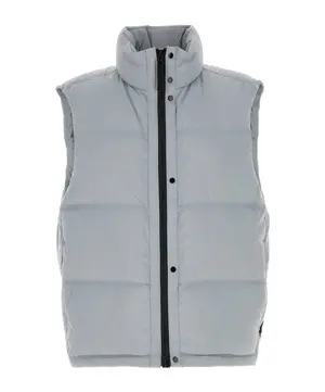 Stone Island Quilted Down Vest - Gray