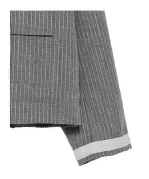 Thom Browne Pinstripe Hooded Jacket