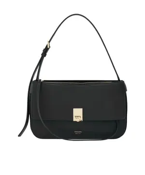 FERRAGAMO Cara Mini Shoulder Bag - Black