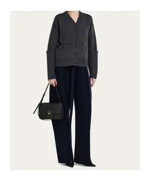 FERRAGAMO Cara Mini Shoulder Bag - Black