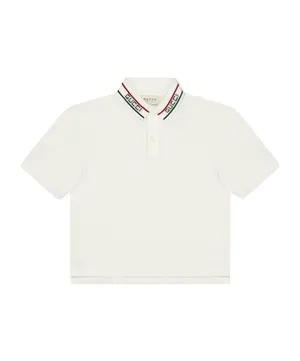 Gucci Shortsleeve Cotton Polo Shirt