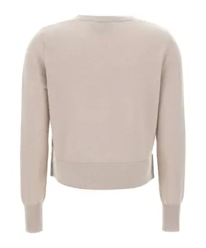 KAOS Ribbed Crew-neck Cardigan
