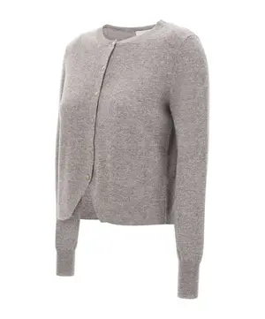 KAOS Ribbed Button-up Cardigan