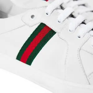 Gucci Lowtop Laceup Leather Sneaker