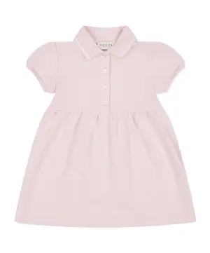 Gucci Shortsleeve Polo Dress - Pink