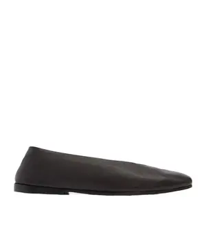 Marsèll Square-toe Low Shoes - Black