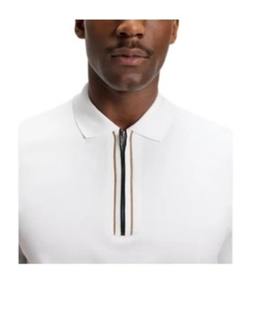 Hugo Boss Short-sleeved Zip-up Polo Shirt