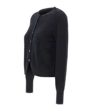 KAOS Buttoned Crew Neck Cardigan