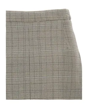KAOS Prince Of Wales Wrap Mini Skirt
